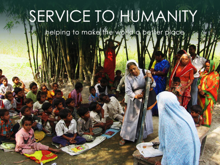 Service to Humanity - helping to make the world a better place
